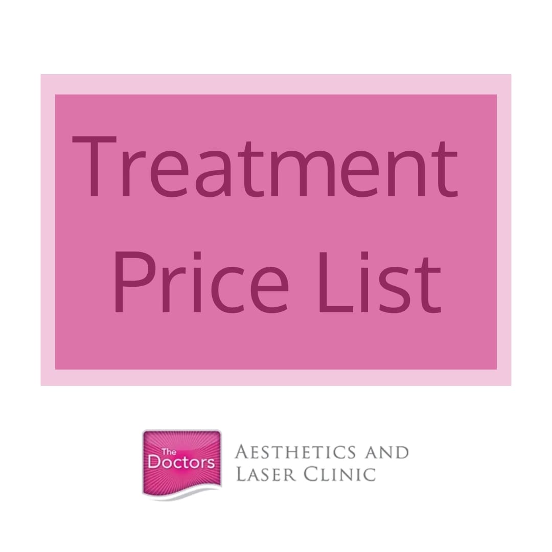 Our Aesthetic Treatment Pricelist